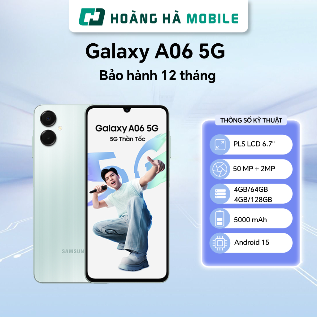 Điện thoại di động Samsung Galaxy A07 / Galaxy A06 5G - 4GB/64GB - 4GB/128GB - Chính hãng ...