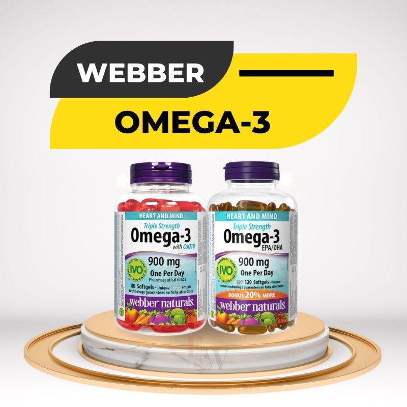 [ WEBBER NATURAL ] VIÊN UỐNG OMEGA3 TRIPLE STRENGTH 900MG | Shopee Việt Nam