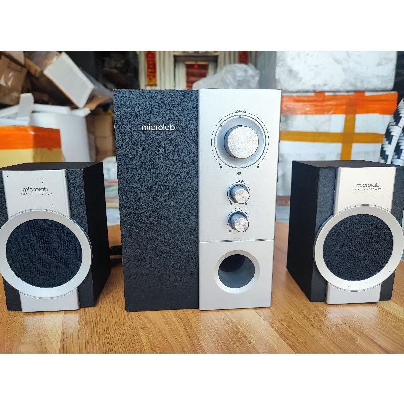 Loa Microlab M590 - 2.1 - Qua sử dụng đẹp có bluetooth - bass lực ...