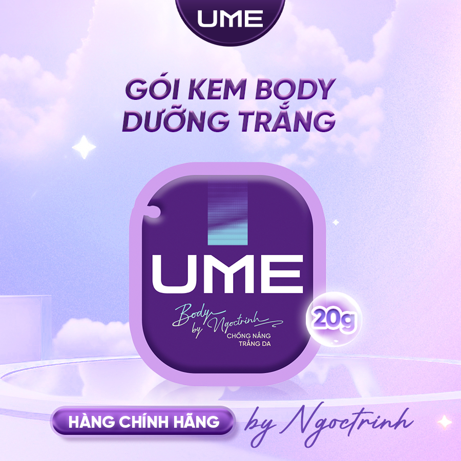 Kem Dưỡng Trắng Body UME Cấp Ẩm Mịn Màng, Mờ Thâm, Chống Nắng, Phục Hồi ...