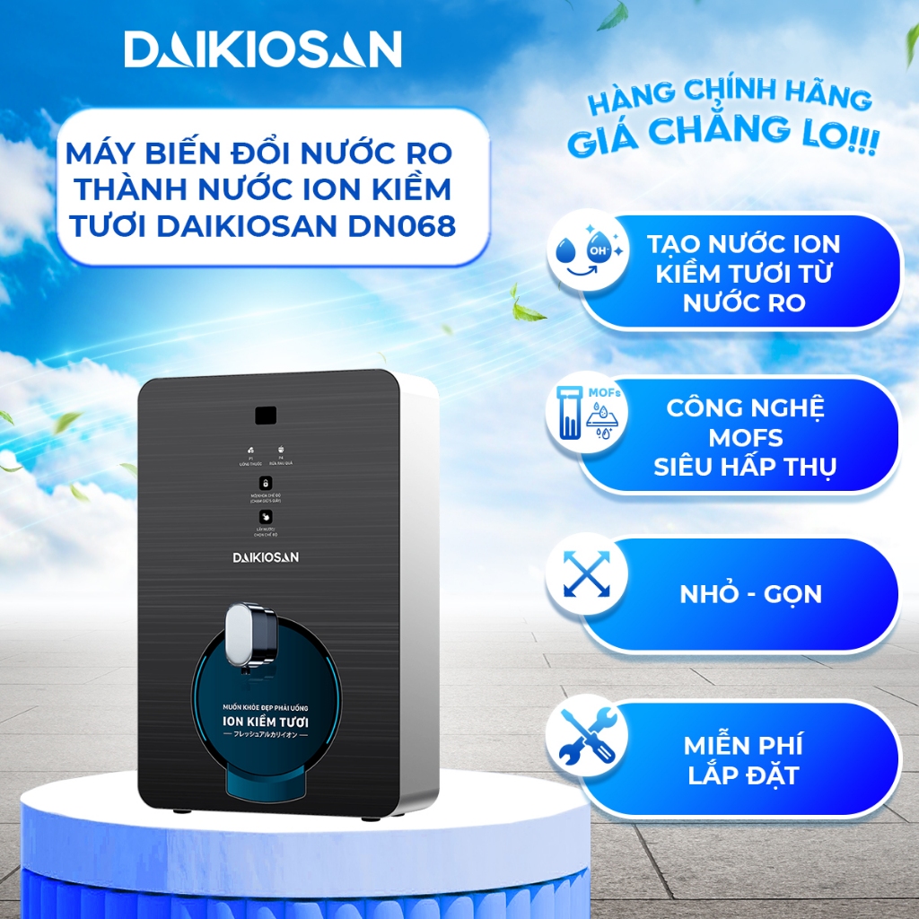 Máy Lọc Nước DAIKIOSAN DN068 DN070 Dùng Biến Đổi Nước Máy RO Thành Nước ...