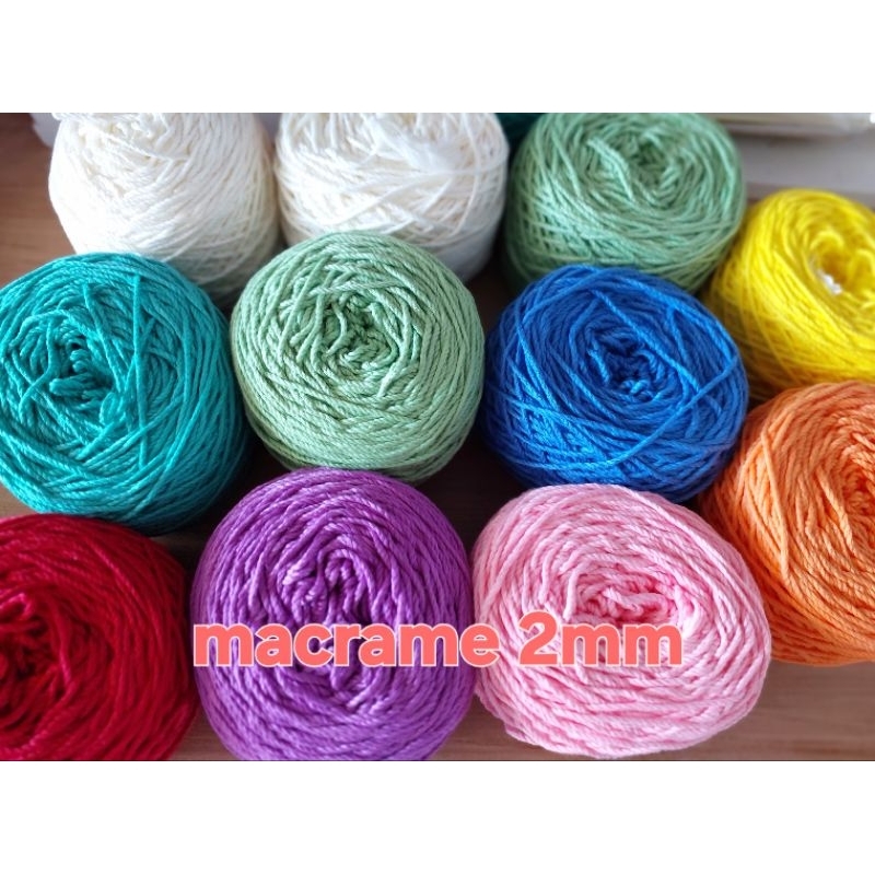Sợi Cotton Macrame 2mm 200gr | Shopee Việt Nam