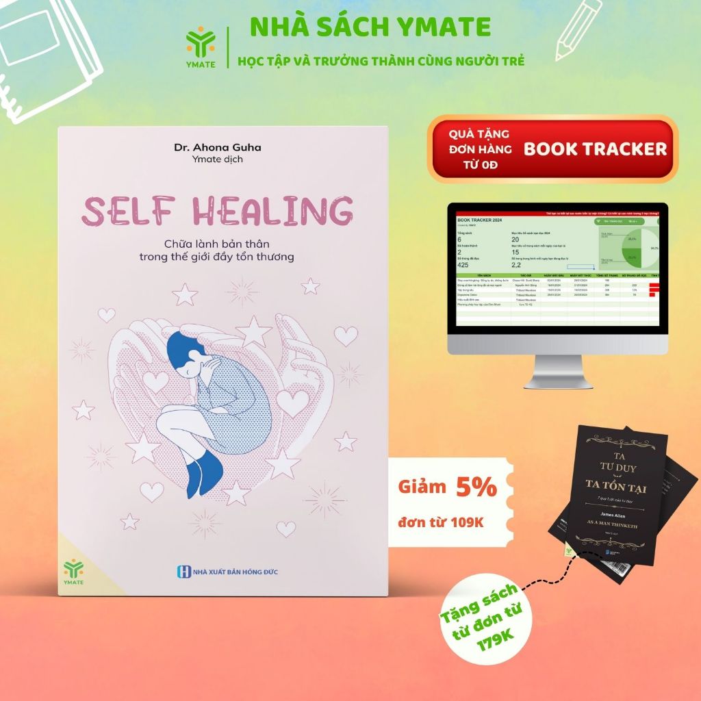 Sách Self Healing - Chữa Lành Bản Thân Trong Thế Giới Đầy Tổn Thương - YMATE Books | Shopee Việt Nam