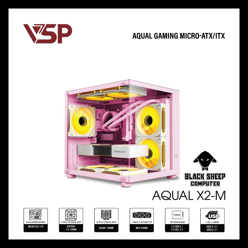 Vỏ Case VSP AQUAL X2 - M PINK | Shopee Việt Nam
