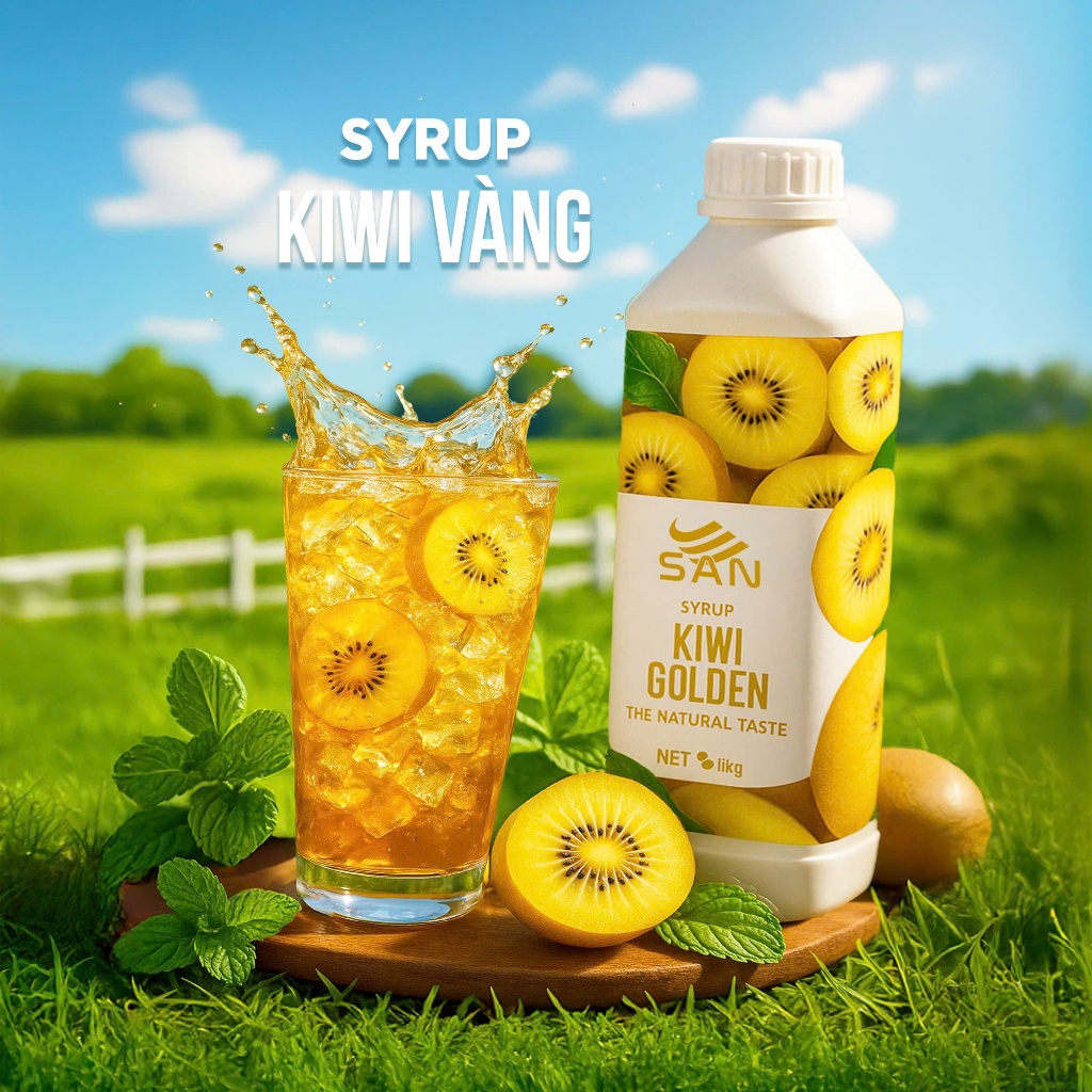 Syrup SAN KIWI VÀNG (có mẫu thử) - Hương Thơm, Màu Sắc Nổi Bật | Shopee ...