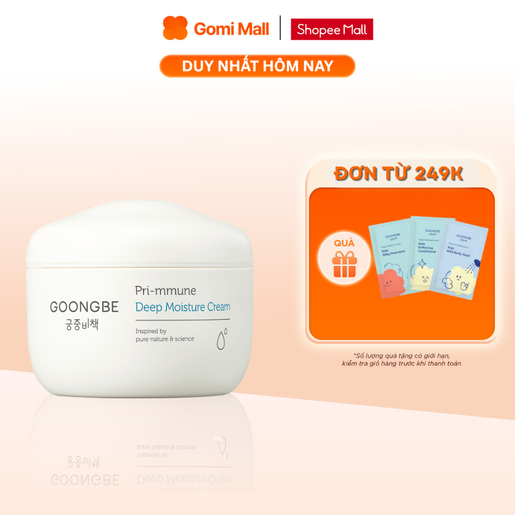 Kem Dưỡng Ẩm GOONGBE Bản Chuyên Sâu Chứa Hạt Siêu Dưỡng Primmune Deep Moisture Cream 100ml ...