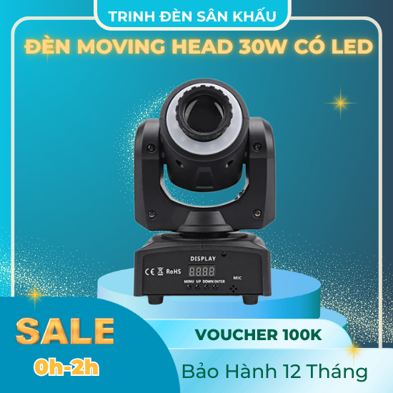 Đèn Moving Head 30W có viền Led,Beam mini 30w led | Shopee Việt Nam