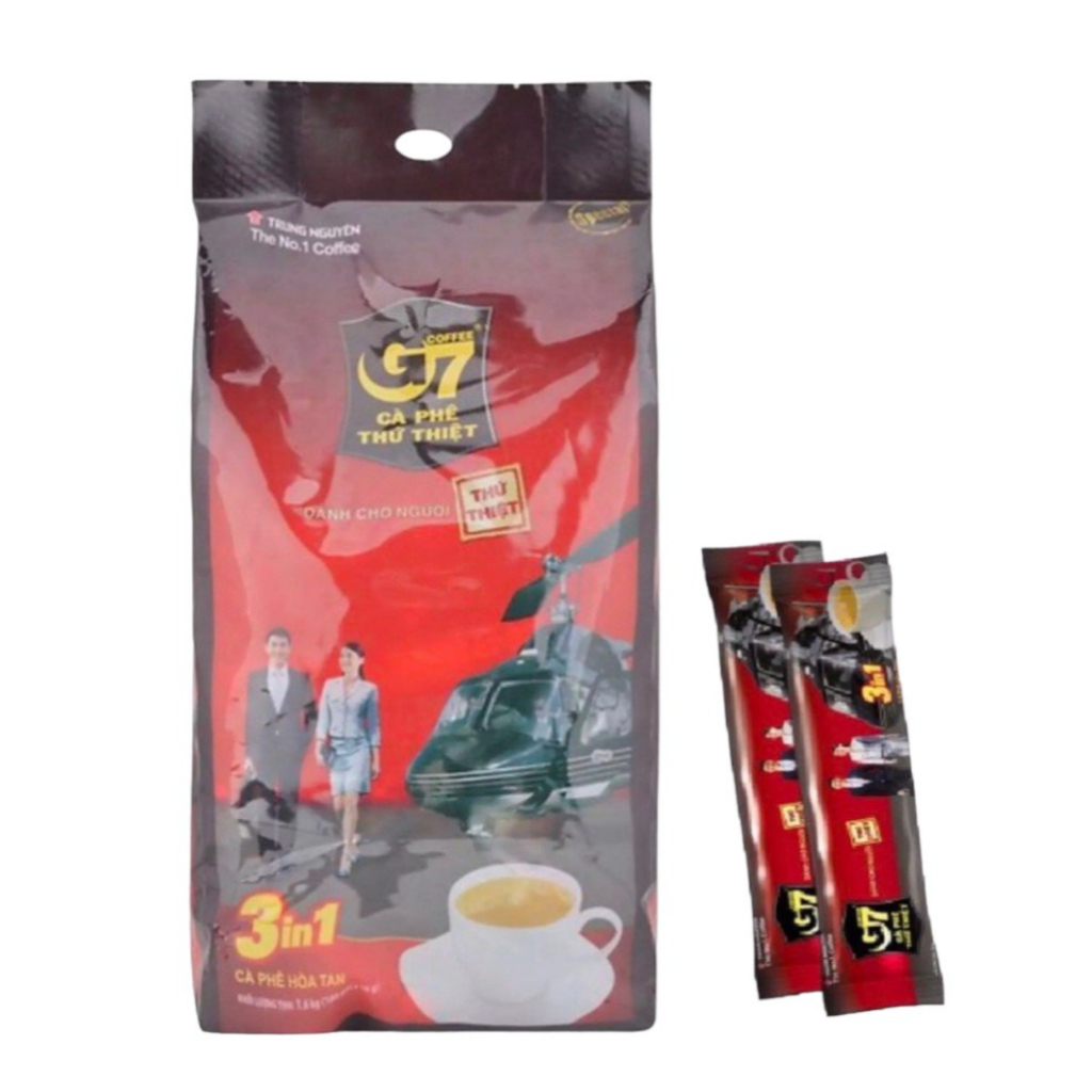 Cà Phê Sữa Trung Nguyên G7 3in1 ( Bịch 100 Gói-16gam) | Shopee Việt Nam