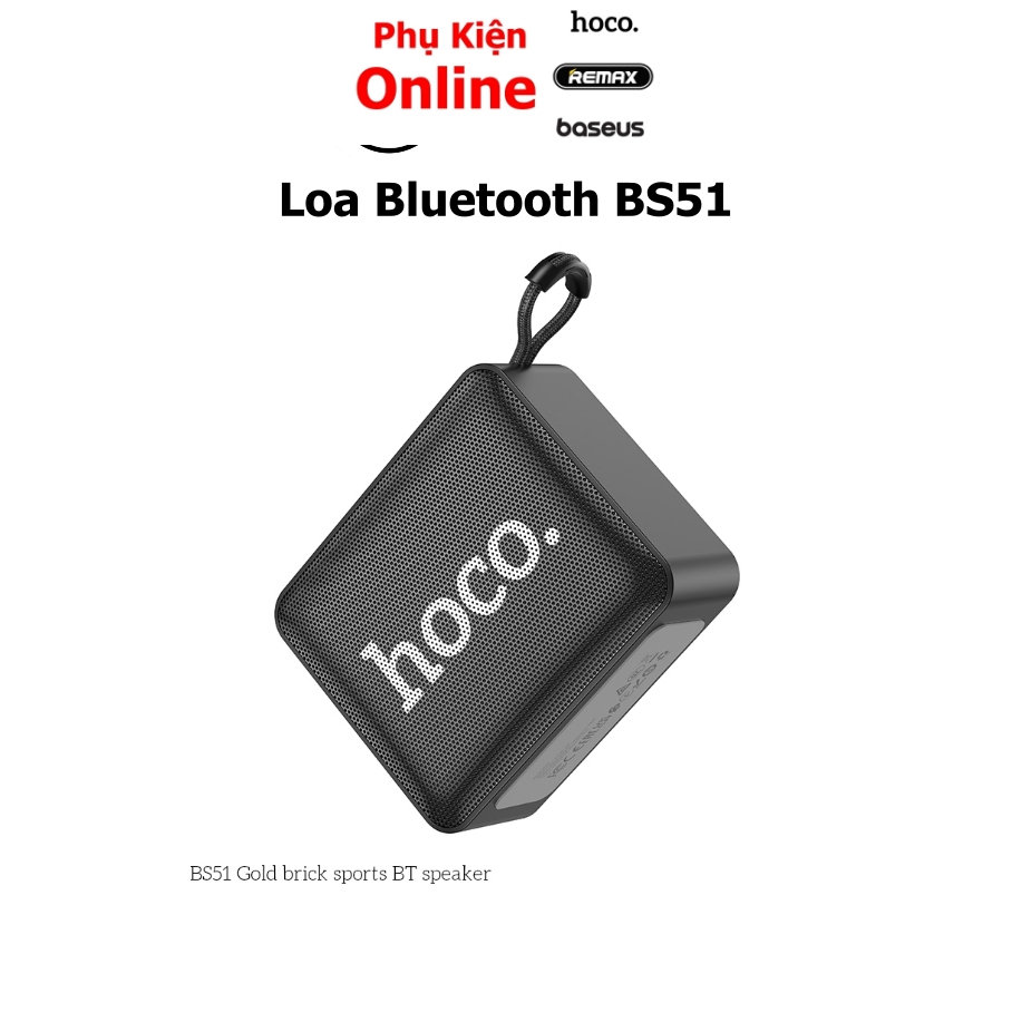 Loa bluetooth Hoco BS51, loa mini để bàn hỗ trợ khe cắm thẻ nhớ, usb - PK Online | Shopee Việt Nam