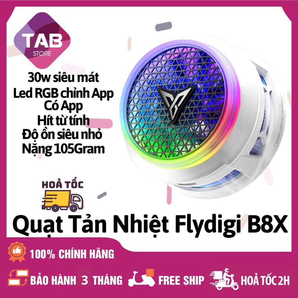 Quạt Tản Nhiệt Sò Lạnh Flydigi B8X 30W Làm Mát Từ Tính - Chính Hãng | Shopee Việt Nam