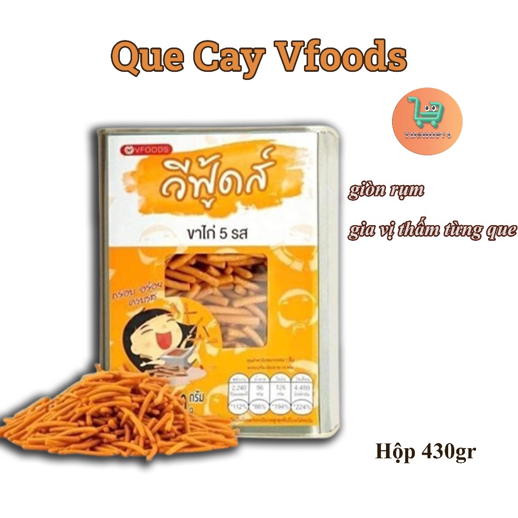 Bánh Tăm/ Bánh Que Cay Vfoods 430GR Thái Lan | Shopee Việt Nam