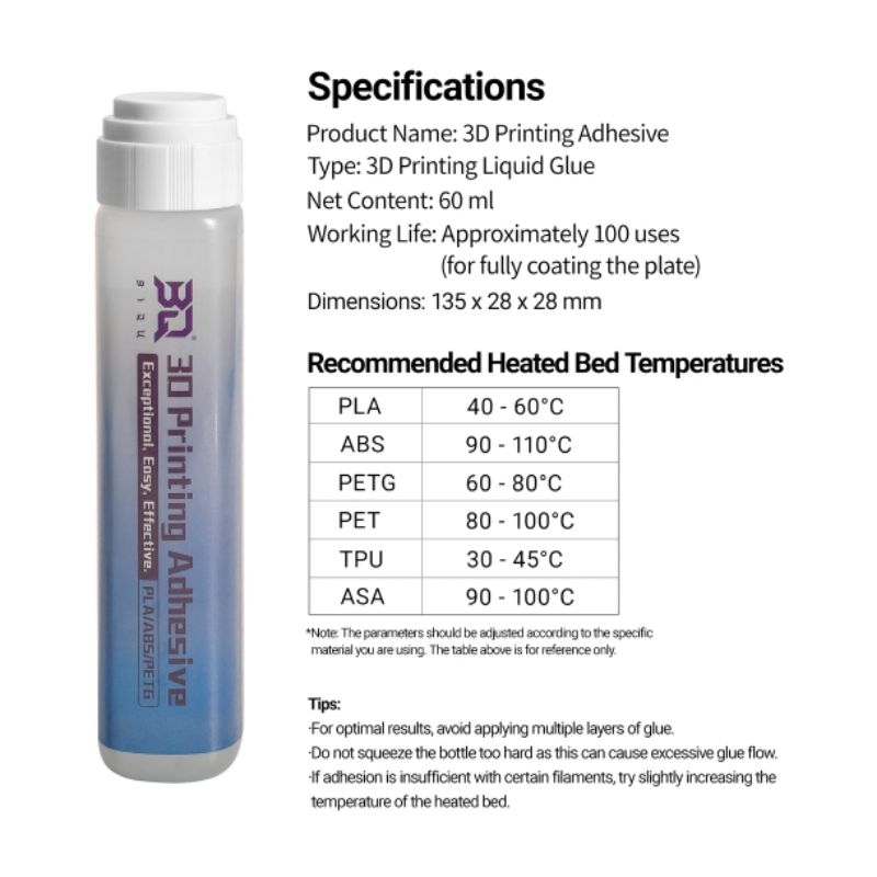 Bigtreetech Biqu glue - Keo tăng độ bám dính bàn in 3D - BIQU 3D ...