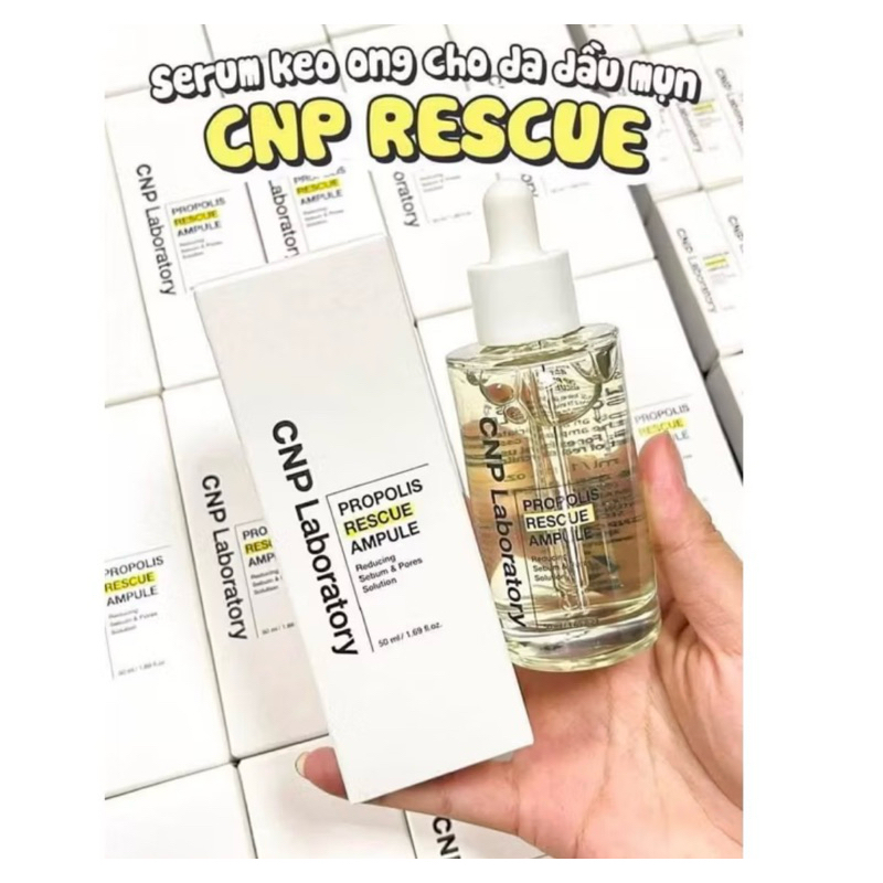 [BẢN DÀNH DA MỤN] Tinh Chất Keo Ong CNP Laboratory Propolis Energy Ampule/ Rescue Ampule 50ml ...