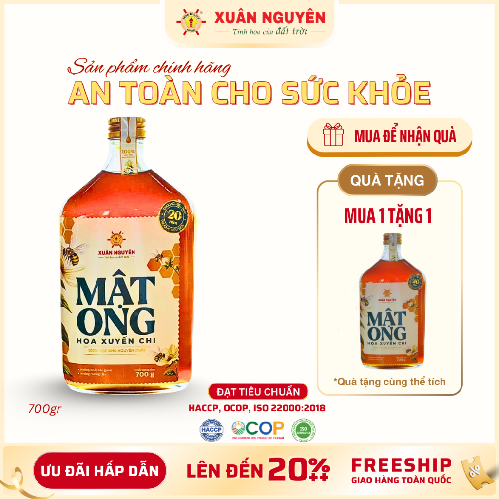 [LDBL - MUA 1 TẶNG 1] Mật ong rừng hoa Xuyến Chi nguyên chất mật ong ...
