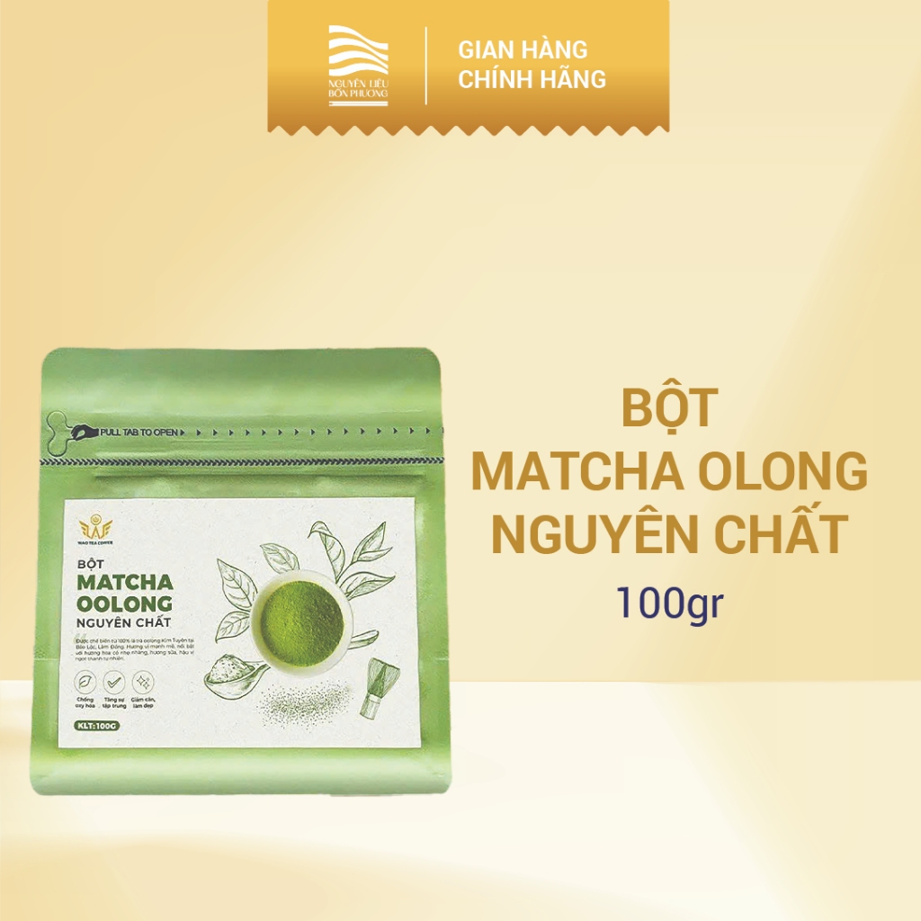 BỘT MATCHA OLONG (WAO - 100g) | Shopee Việt Nam