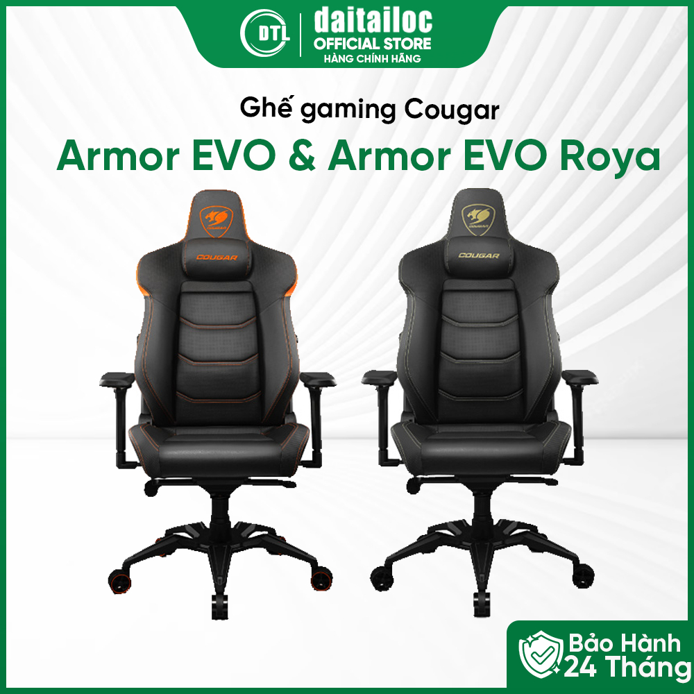 Ghế gaming Cougar Armor EVO & Armor EVO Royal | Chính Hãng | Bảo hành ...