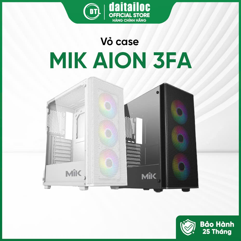 Case Máy Tính MIK AION 3FA Mid Tower ATX, M-ATX, ITX | Chính Hãng | Bảo Hành 25 tháng | Shopee ...