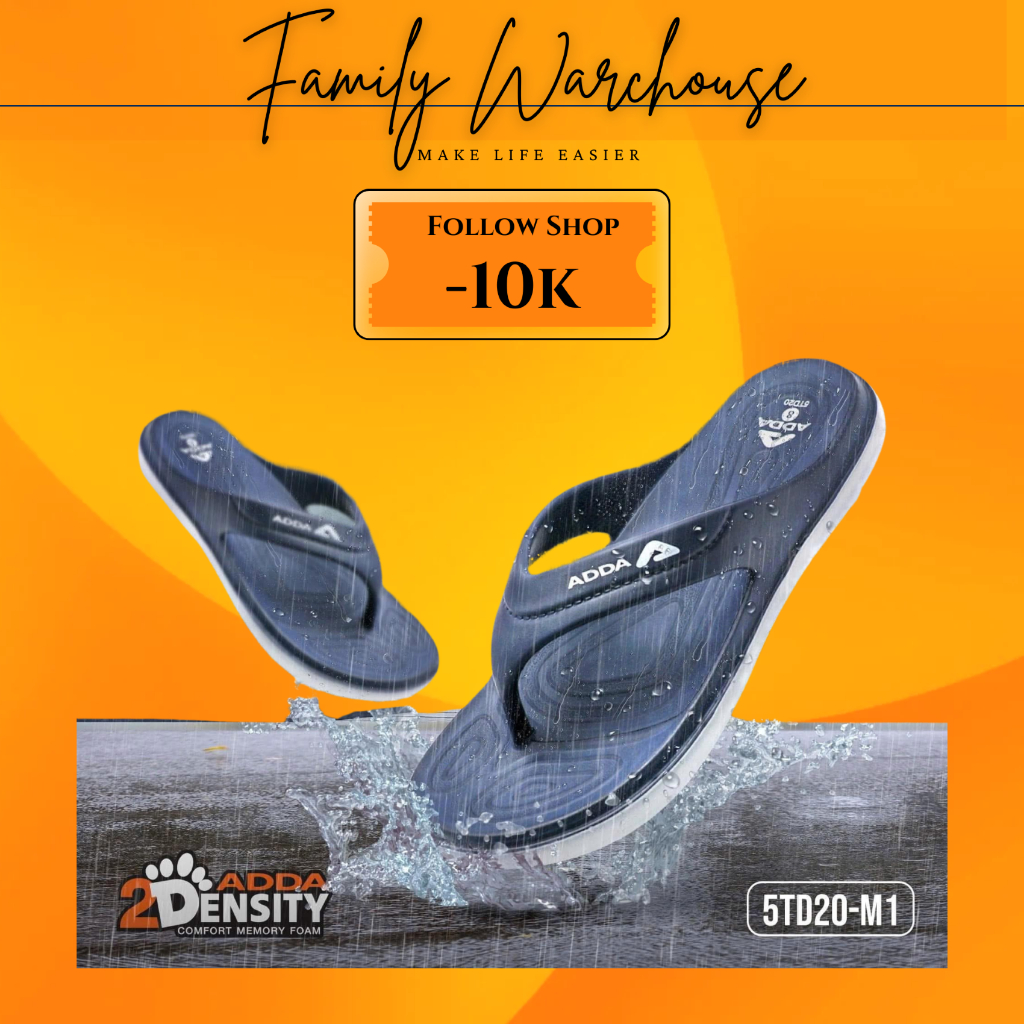 Dép Thái Lan ADDA 5TD20 - Dép Xỏ Ngón Nam Nữ Êm Chân, Chống Trơn, Hàng ...