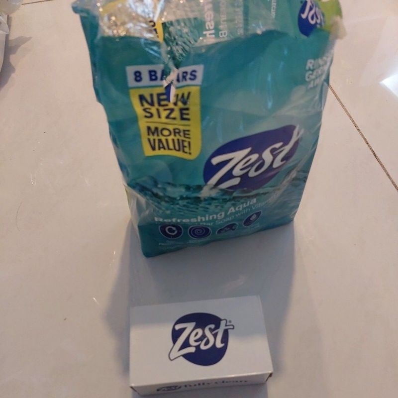 XÀ BÔNG CỤC ZEST CLEAN AQUA PURE CLEANSING BARS WITH VITAMIN E - LÔC 8 ...