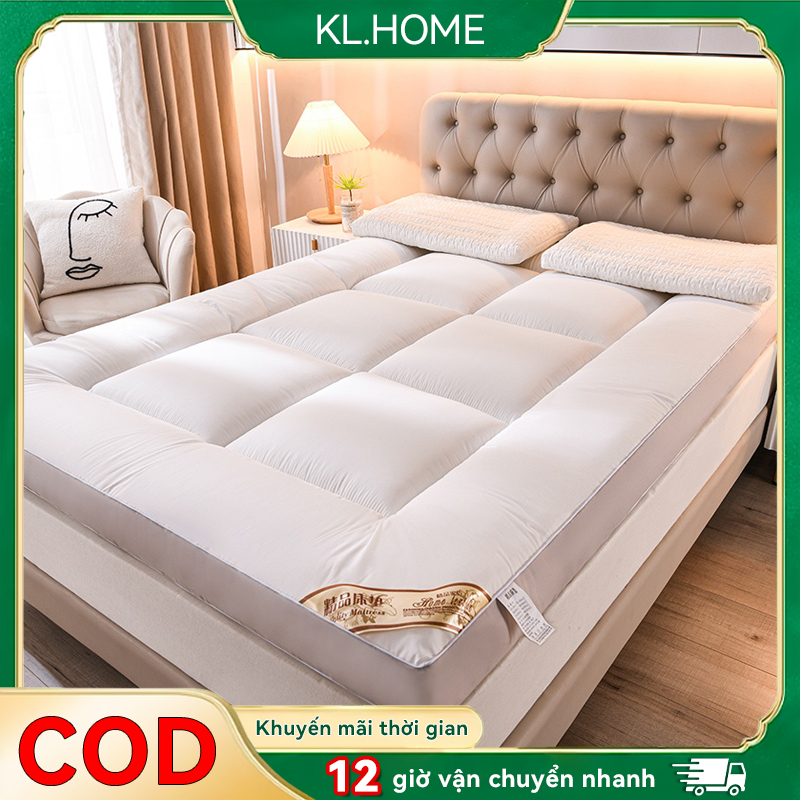 Nệm Topper Dày 10cm Chất Liệu Microfen Thoáng Khí - Dùng Cho Sàn Nhà ...
