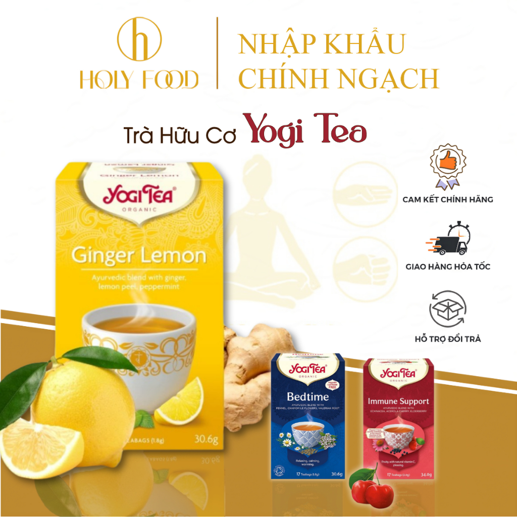 Trà Hữu Cơ Yogi Tea - Trà Yogi Nhập Khẩu UK ( 17 gói ) | Shopee Việt Nam