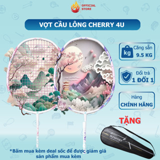 Vợt cầu lông căng sẵn 10kg ALPSPORT Cherry Full Carbon chính hãng giá ...