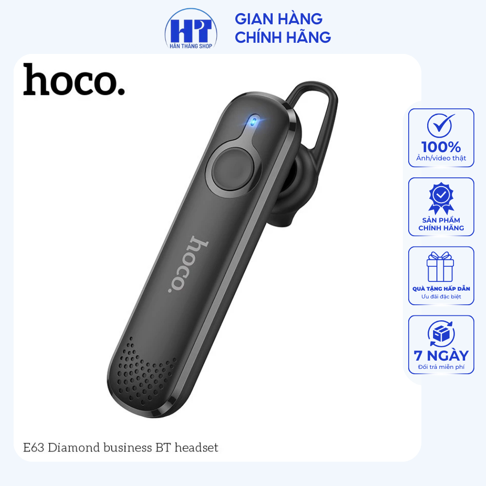 Tai nghe nhét tai Hoco E63 bluetooth 5.0 âm thanh sống động không dây phong cách | Shopee Việt Nam