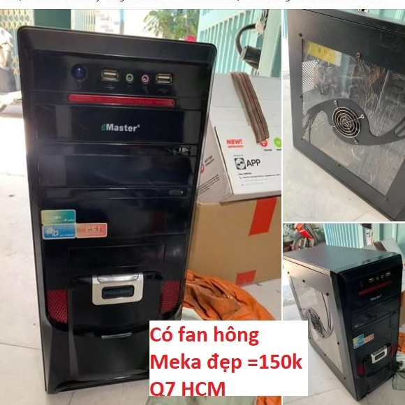 Vỏ Case MATX ( Main dài 22cm ) thùng cũ PC atx matx vỏ meka Lenovo Dell ...