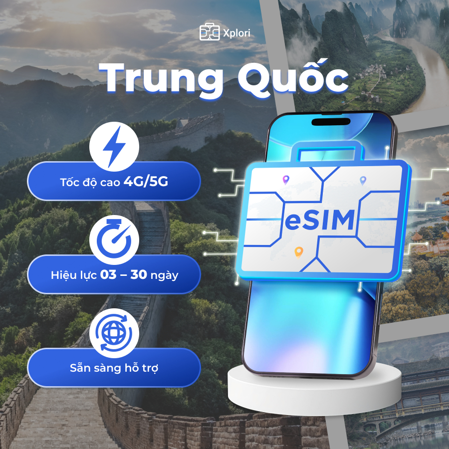 [ESIM] eSIM 4G/5G Du Lịch Trung Quốc Tốc Độ Cao Không Giới Hạn – 3/5/7 ...