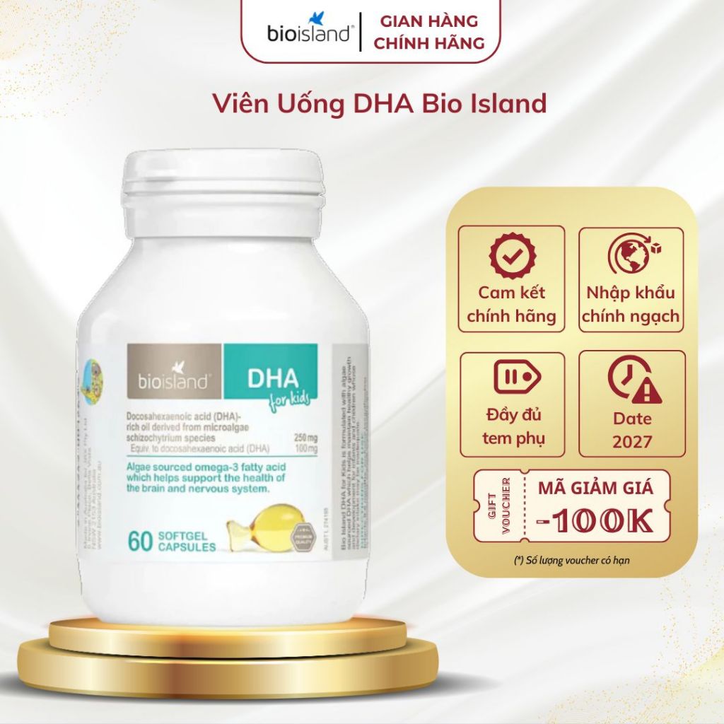 Viên Uống DHA Bio Island Giúp Bé Tăng Cường Đề Kháng Và Phát Triển Trí Não BIOISLAND VIỆT NAM ...