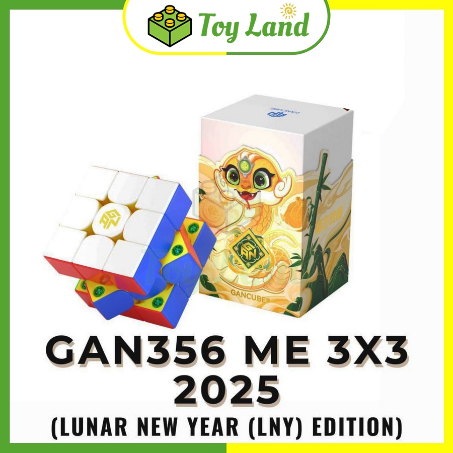 [Limited] Rubik Gan 356 ME 3x3 Gan 356M E Màu Vàng Lục Bản Giới Hạn Năm Rắn 2025 Đồ Chơi Trí Tuệ ...