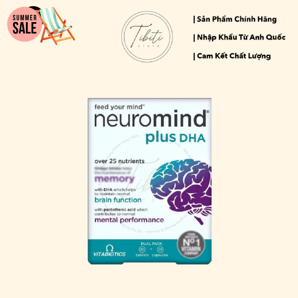Vitamin Bổ Não Vitabiotics Neuromind Plus DHA 56 Viên | Shopee Việt Nam