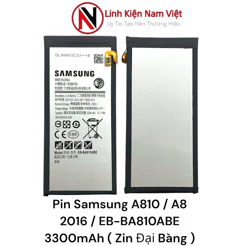 Pin Samsung A810 / A8 2016 / EB-BA810ABE 3300mAh ( Zin Đại Bàng ), tặng ...