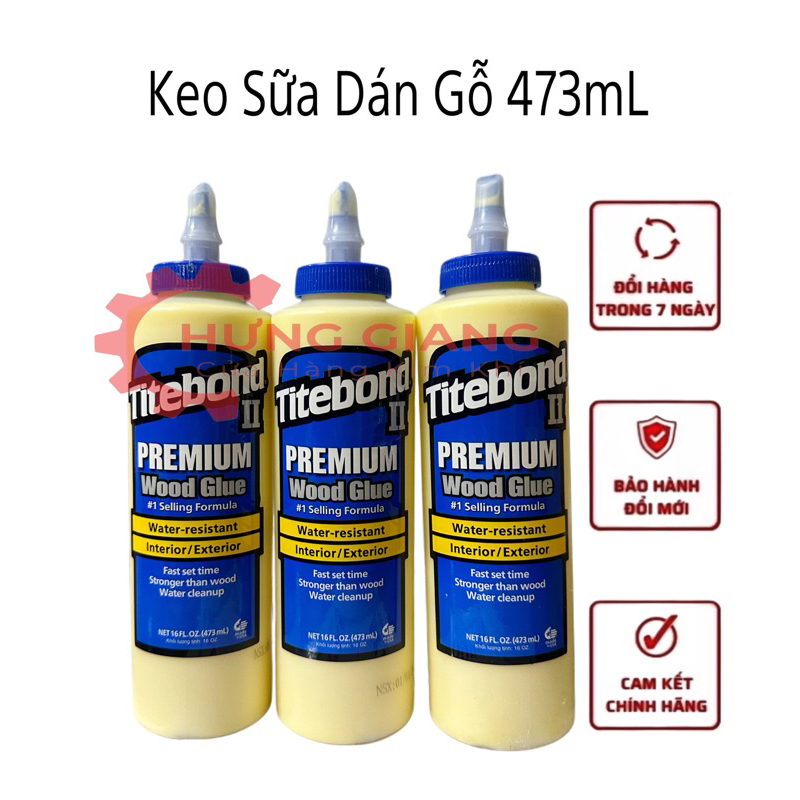 Keo Dán Gỗ Titebond CHÍNH HÃNG - Keo Titebond Sữa | Shopee Việt Nam