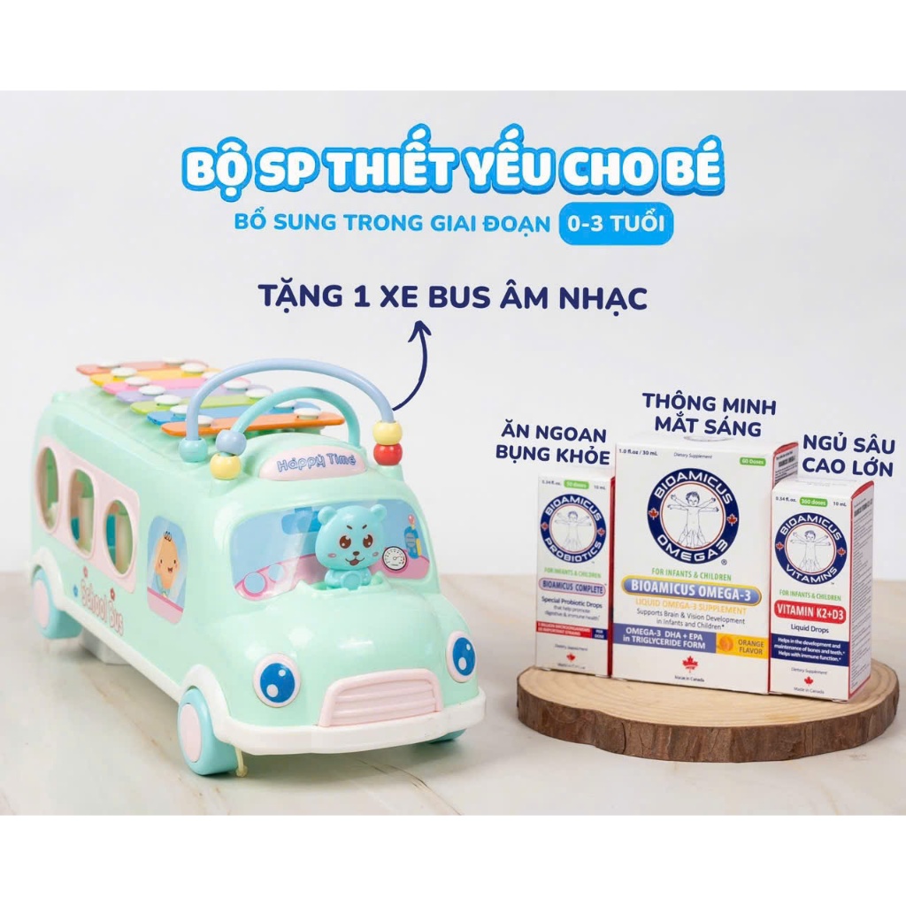 [Chính Hãng] Men Vi Sinh 10 Chủng BioAmicus Complete D3K2, Ferrolip ...