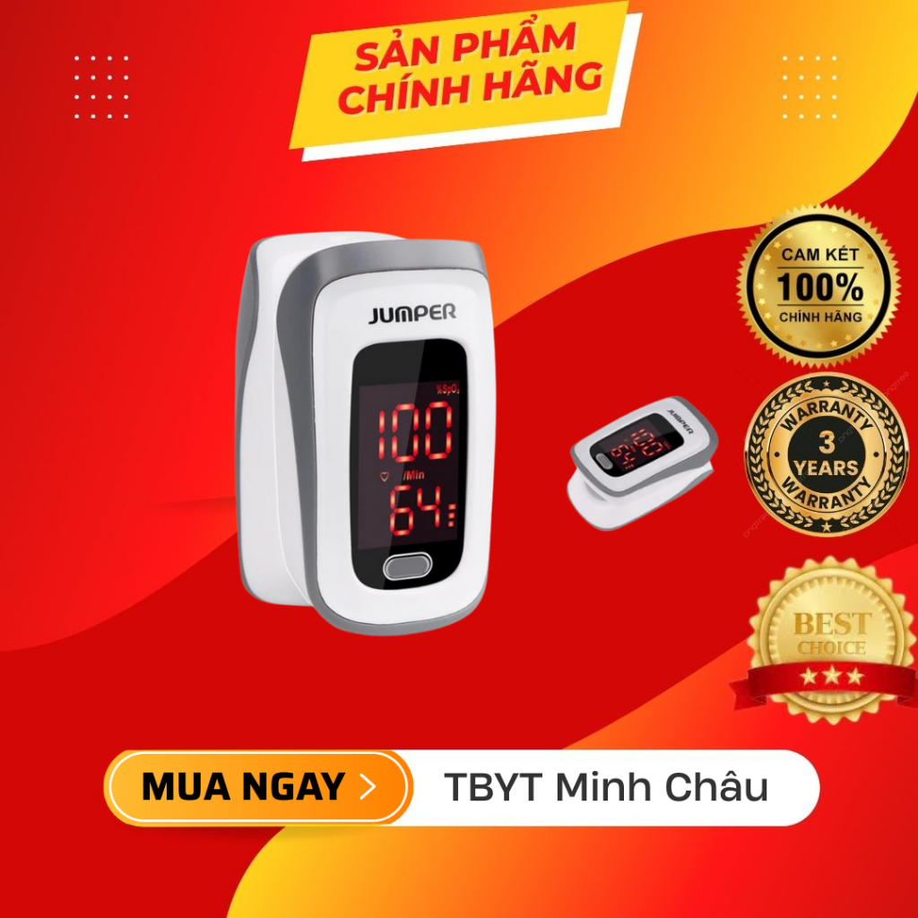 Máy Đo Nồng Độ Oxy SpO2 Kẹp Ngón Tay Jumper – Đo Chính Xác, Nhỏ Gọn, Dễ ...