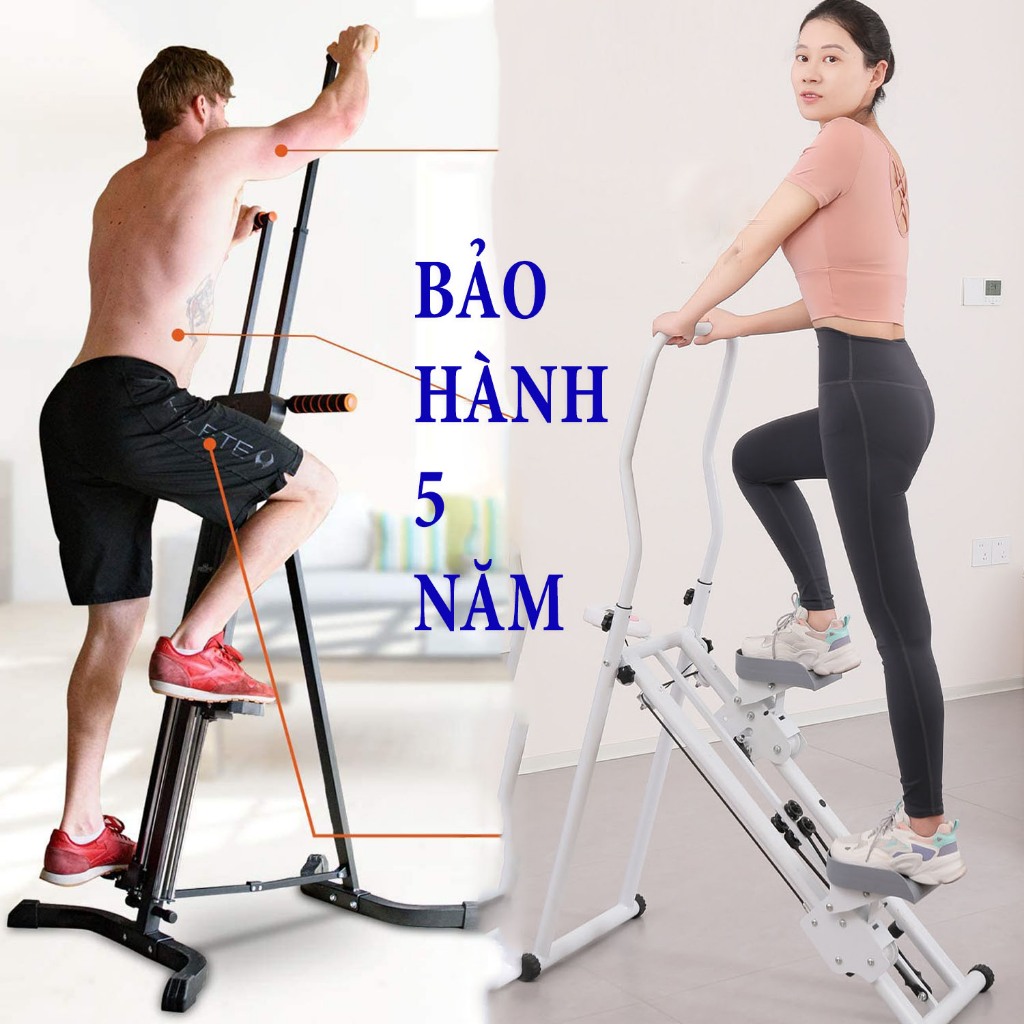 Máy leo núi đa năng leo cầu thang tập thể dục toàn thân trong nhà phù ...