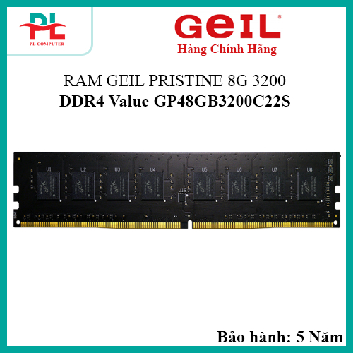 RAM GEIL PRISTINE DDR4 8G 3200 GP48GB3200C22S - BH 5 Năm - Hàng Chính Hãng | Shopee Việt Nam