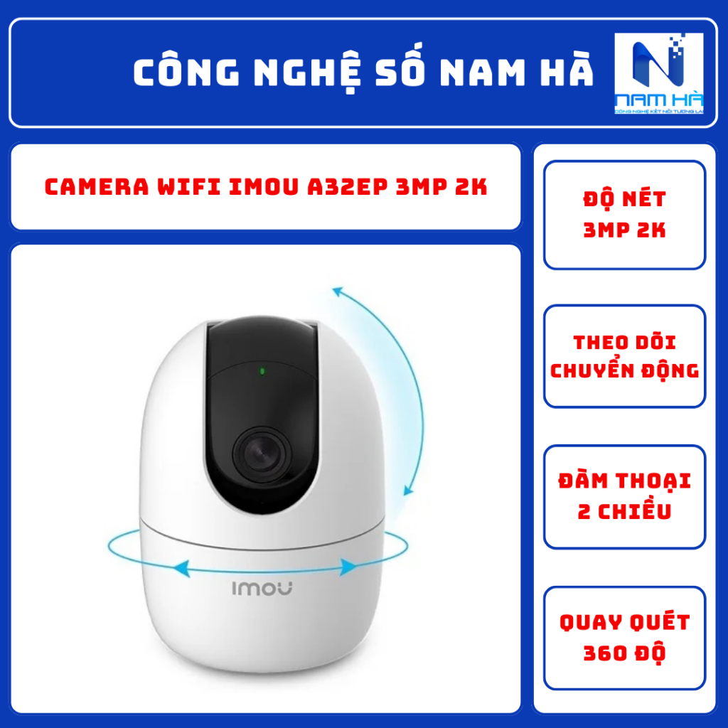 Camera Wifi Imou A32EP 3MP 2K / A42P 4MP 2K Siêu Nét - Ranger2 - Xoay ...