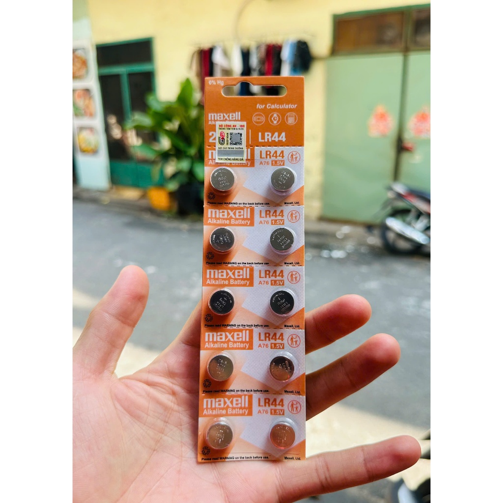 Pin AG13/LR44 maxell alkaline 1.5v - 4 viên | Shopee Việt Nam
