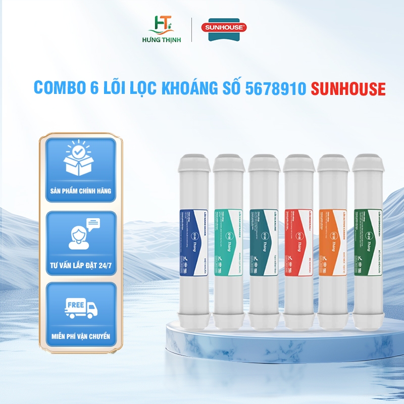 Bộ Lõi Lọc Nước Chức Năng 5678910 Sunhouse Lõi lọc khoáng Sunhouse Hàng ...