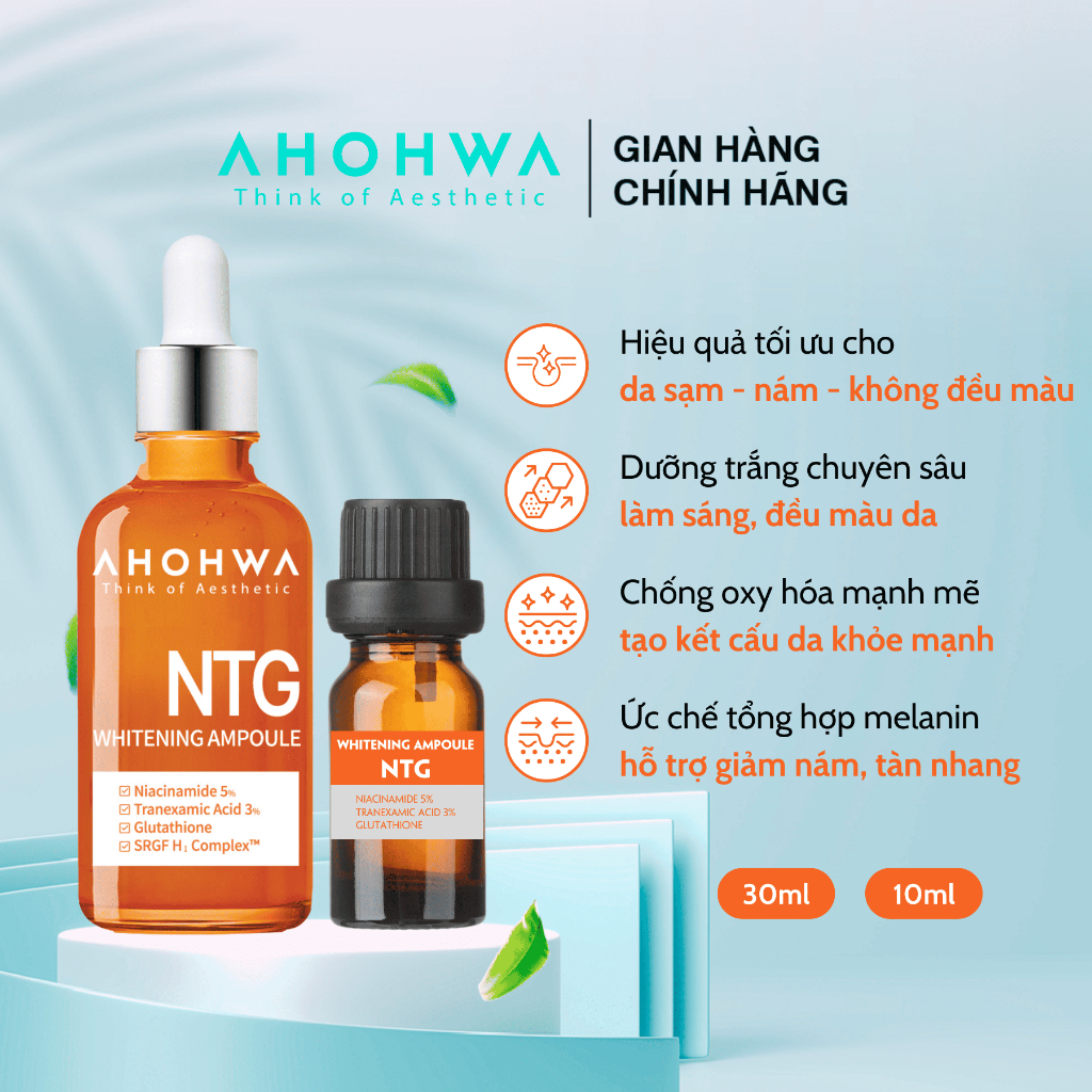 [Sản phẩm dùng thử] Serum Tinh Chất Dưỡng Trắng Da AHOHWA Whitening ...