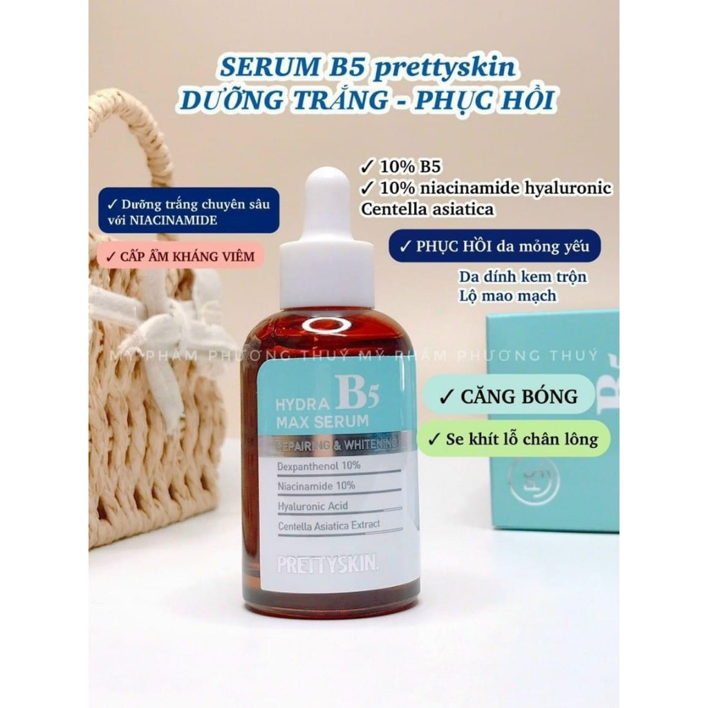 Serum B5 Pretty Skin Hydra Max (50ml) Hàn Quốc chính hãng - dưỡng trắng ...