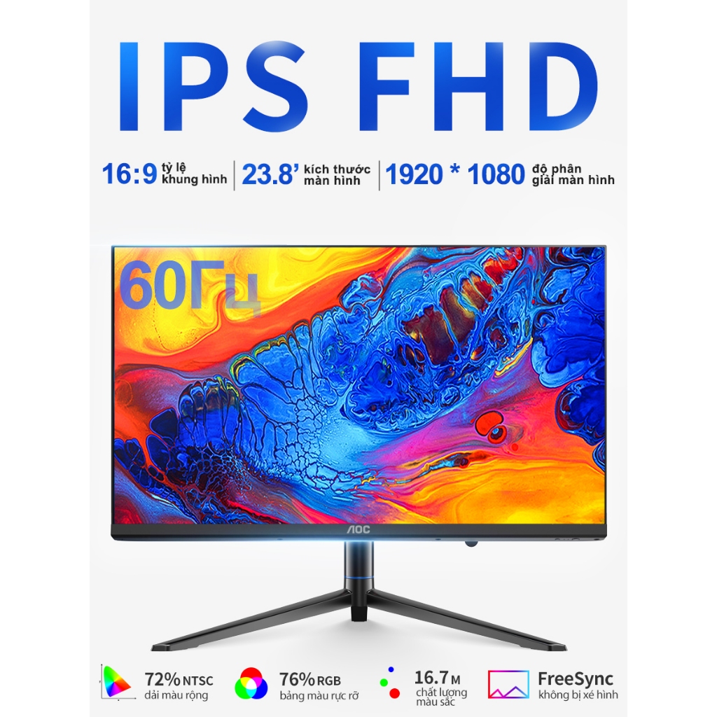 Máy tính All In One AOC A99 N95 I5 I7 8GB 512GB SSD Màn hình 23.8 Inch Pin UPS tháo rời - Bảo ...