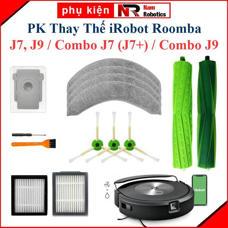 Phụ Kiện Thay Thế iRobot Roomba J7, Combo J7, J9, Combo J9/ Đôi Chổi Lăn, Chổi Cạnh, Bộ Lọc ...