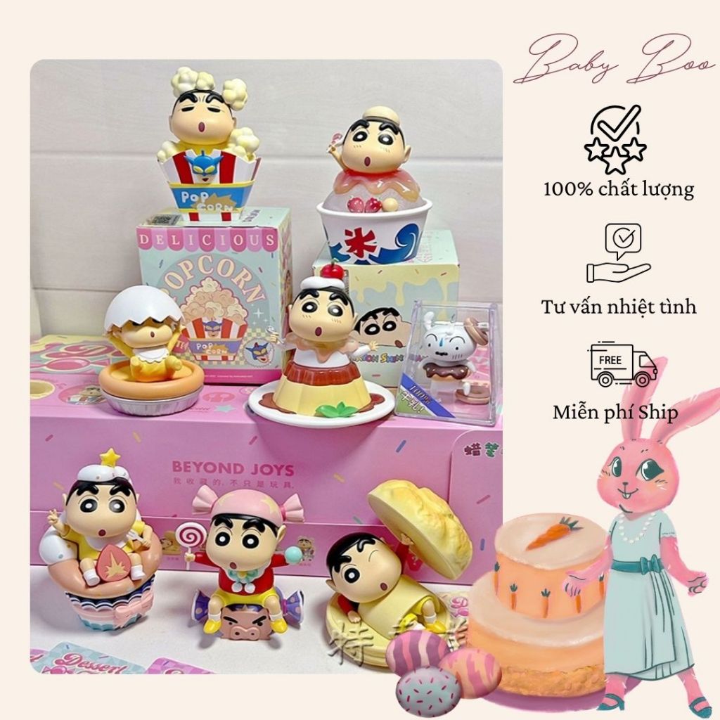 6 Cái / bộ Món Tráng Miệng Crayon Shin chan Cosplay Dim Sum Anime Hình ...