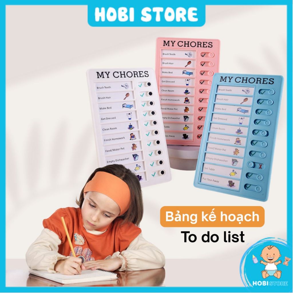 Bảng To do list Lập Kế Hoạch Checklist Theo Dõi Công Việc Hàng Ngày để ...