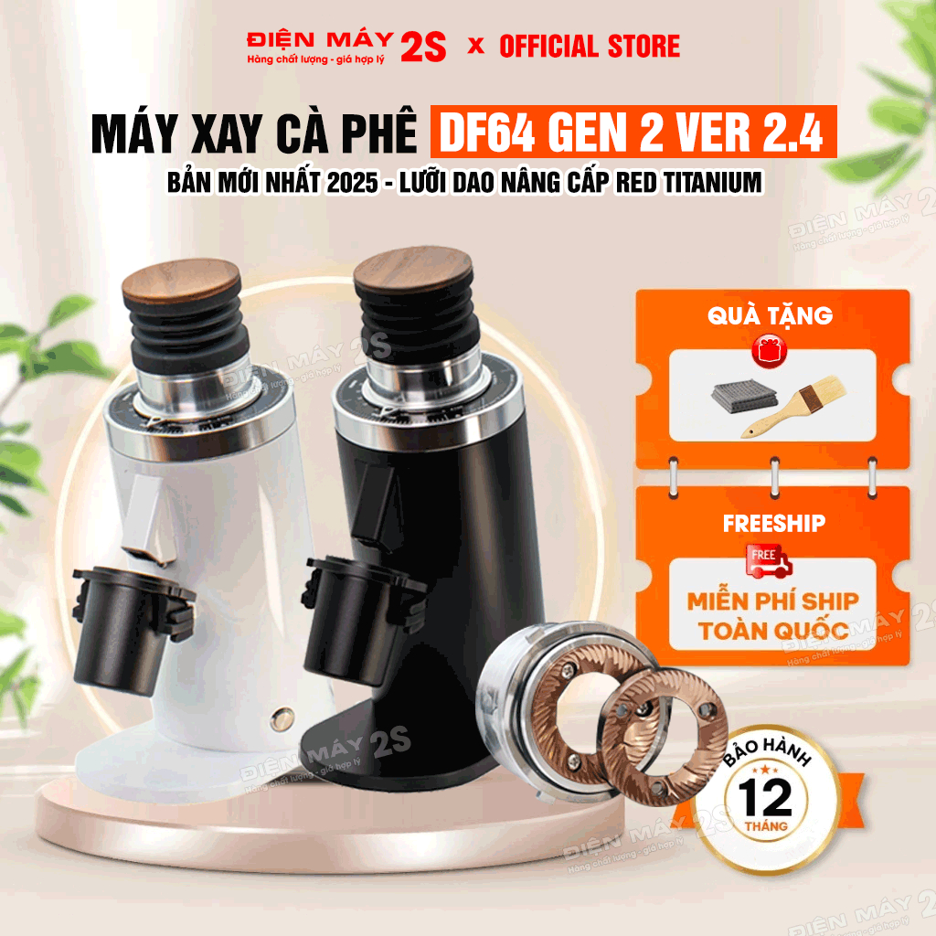 [HCM-Hàng sẵn] Máy Xay Cà Phê Single Dose DF64 Gen 2 Version 2.4 New ...