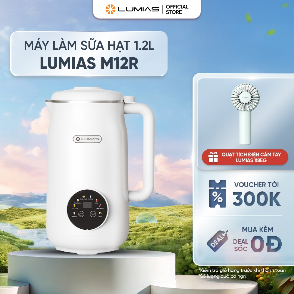 Máy làm sữa hạt - máy xay nấu đa năng, dung tích 1.2L nấu sữa siêu mịn ...