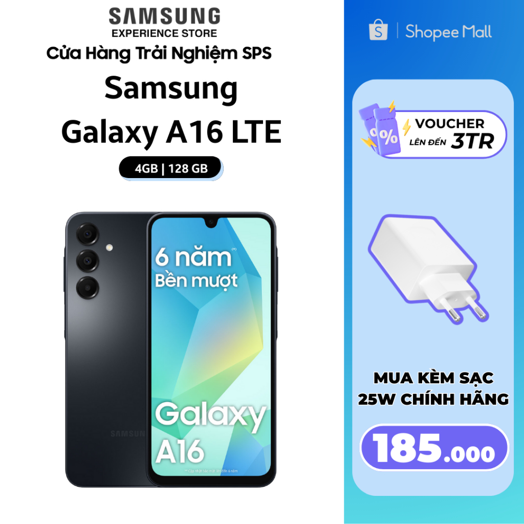 Điện Thoại Di Động Samsung Galaxy A16 LTE 4GB/128GB | Shopee Việt Nam